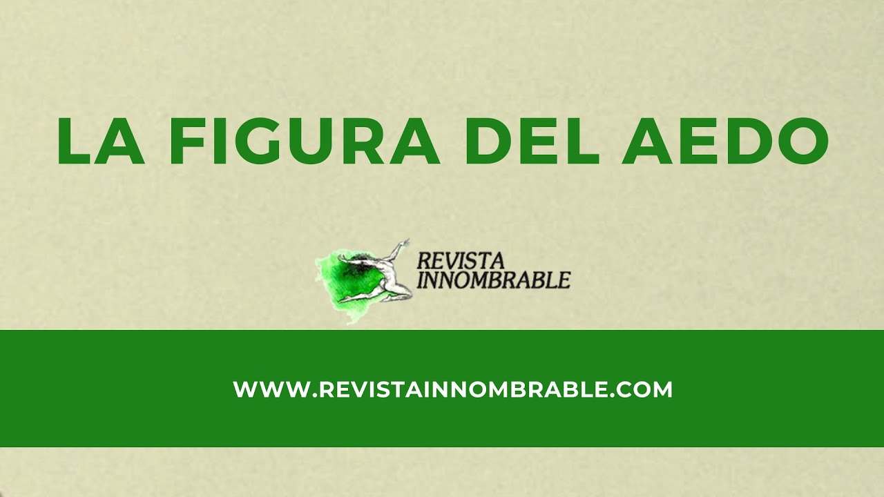 04 Historia de la Poesía "La Figura del Aedo" - YouTube