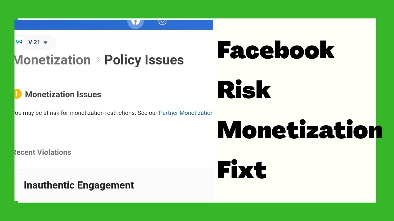 Facebook monetization risk issue problem 100 percent solve - YouTube
