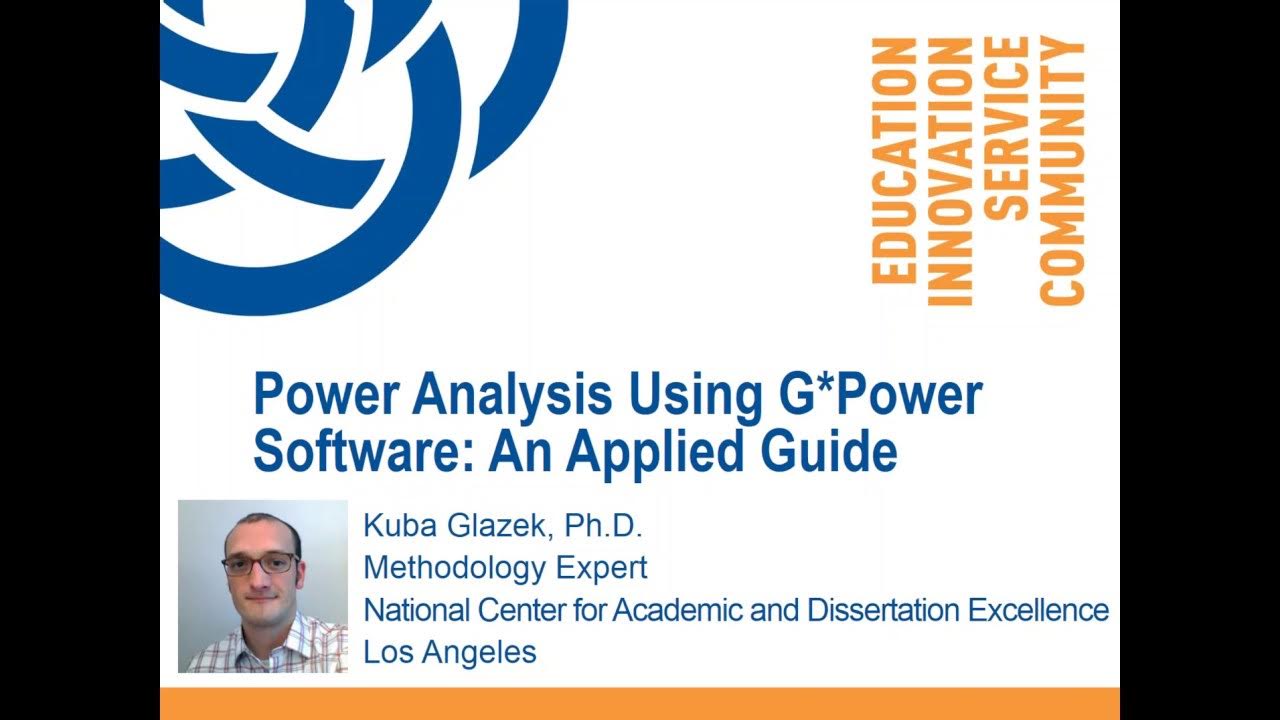 Power Analysis Using G*Power Software: An Applied Guide - YouTube