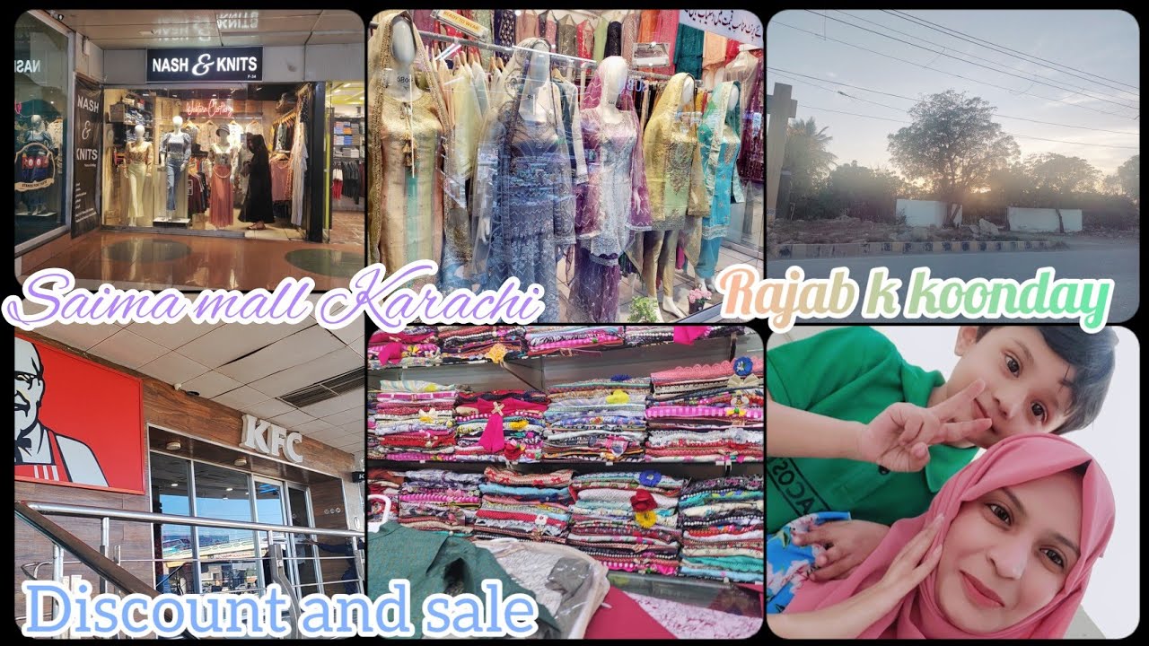 Saima mall Karachi sale/ Rajab k koonday/ Saima mall discounts - YouTube