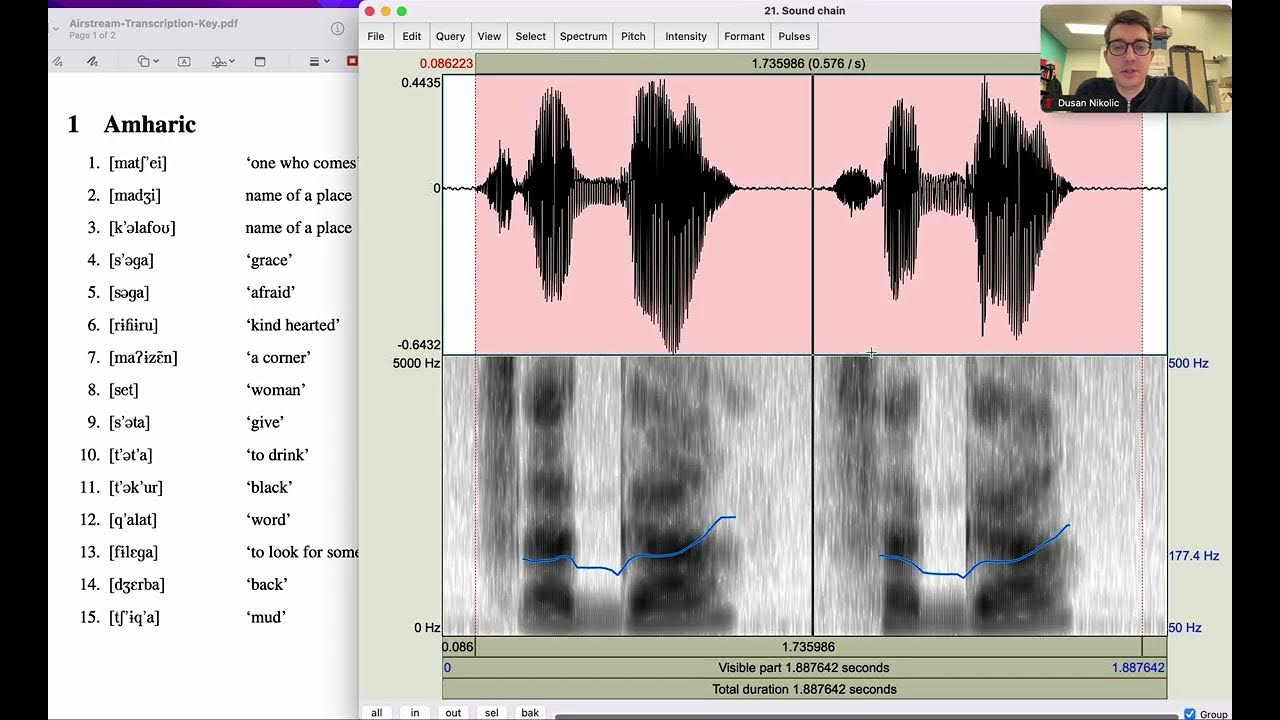 Linguistics 341 - Introduction to Phonetics - Amharic - YouTube