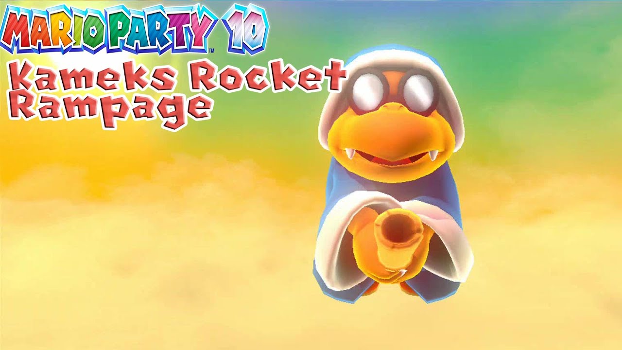 Mario Party 10 - Kamek's Rocket Rampage Boss Battle Gameplay [ HD ...