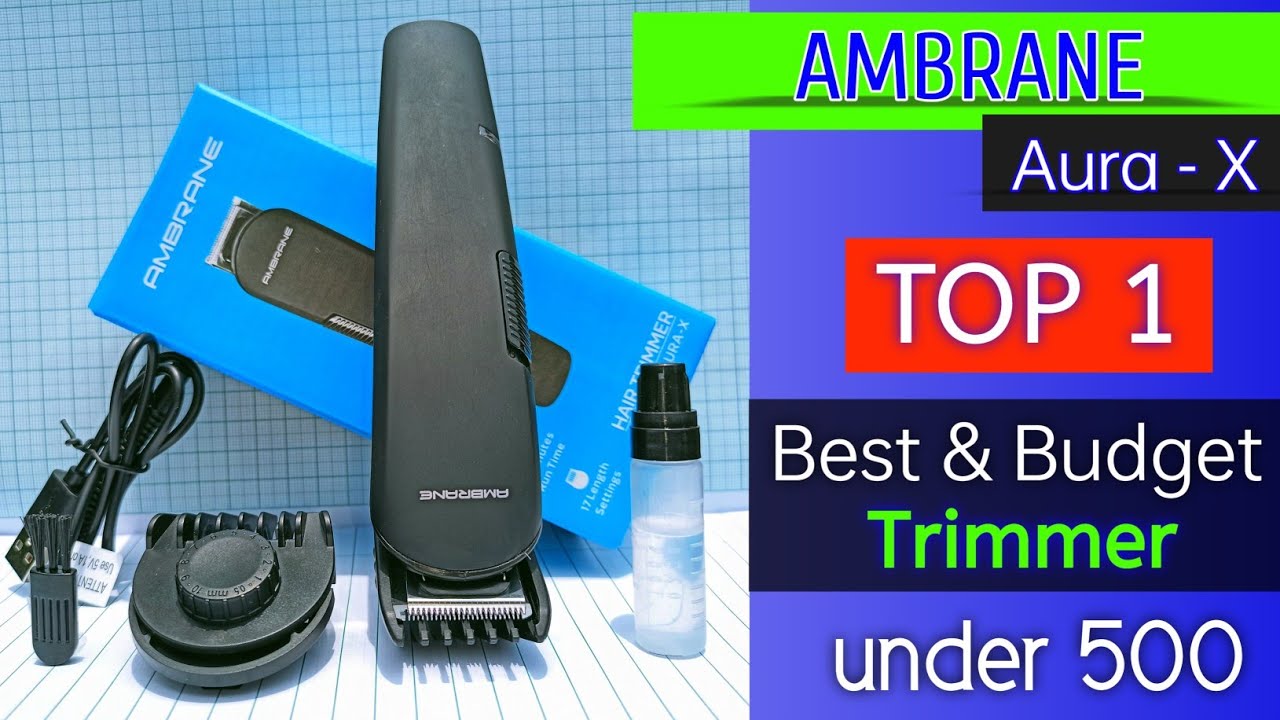 Ambrane Aura X Trimmer | Trimmer Under 500 - YouTube