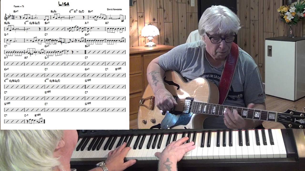 Lisa - funk guitar & piano cover ( David Sanborn ) - YouTube