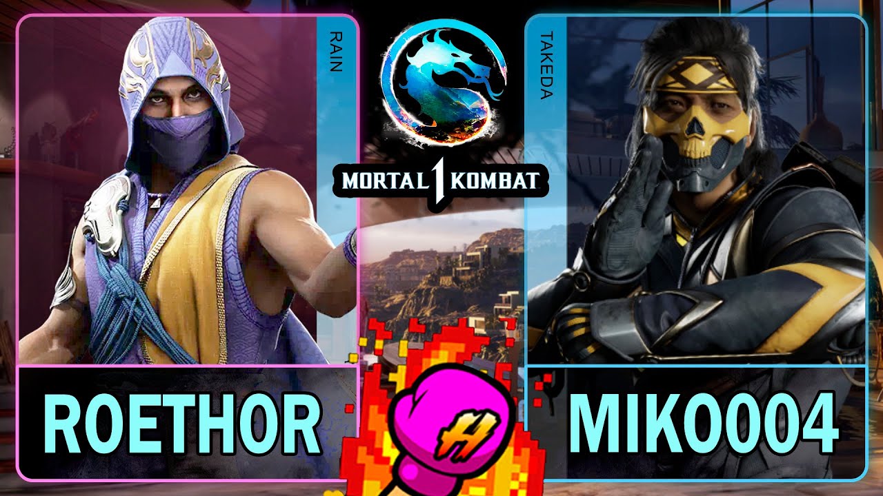 MK1 Roethor (RAIN) VS Miko004 (TAKEDA)🥊Mortal Kombat 1🥊4K 60ᶠᵖˢ - YouTube