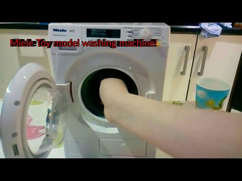 Miele Toy Washing Machine-Washing clothes. - YouTube