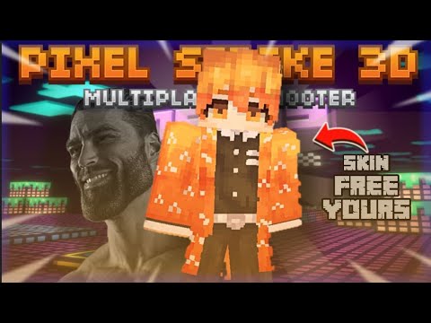 Pixel Strike 3D A new skin for free for you, New mode ?, many credits ...