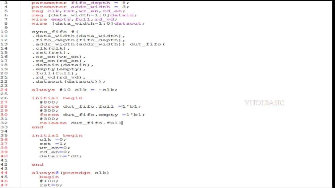 Explained Force and Release in verilogHDL - YouTube