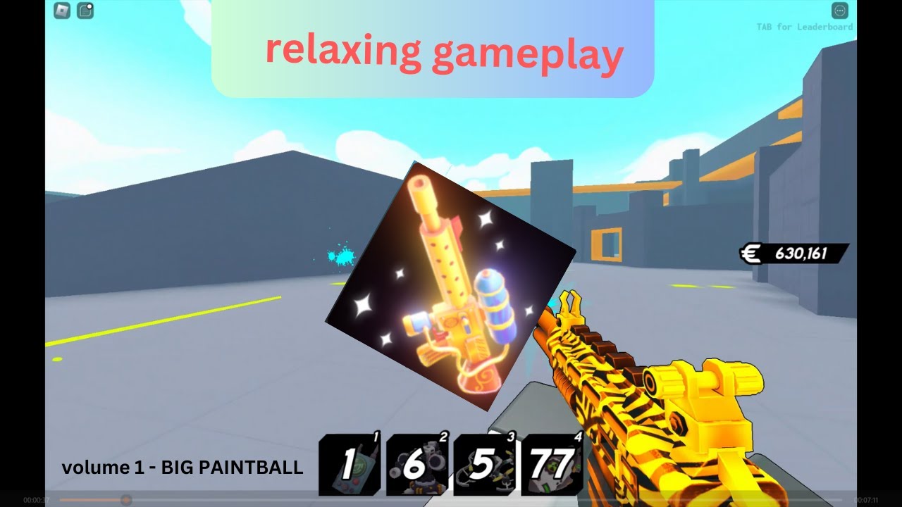 relaxing paintball gameplay to chill to (ROBLOX Big Paintball 2) - YouTube