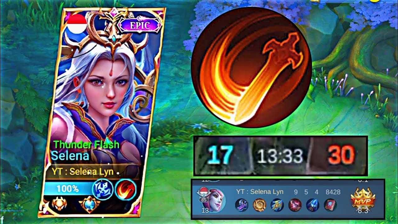 Selena Roam Best Gameplay Build Top 1 Global Selena Mlbb - YouTube