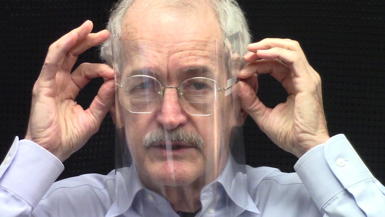 DIY Face Shield Tutorial - YouTube