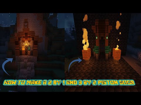 How to make a 2 by 1 and 3 by 2 piston door - YouTube