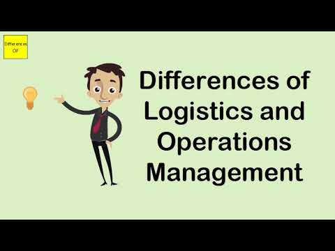 Differences of Logistics and Operations Management - YouTube