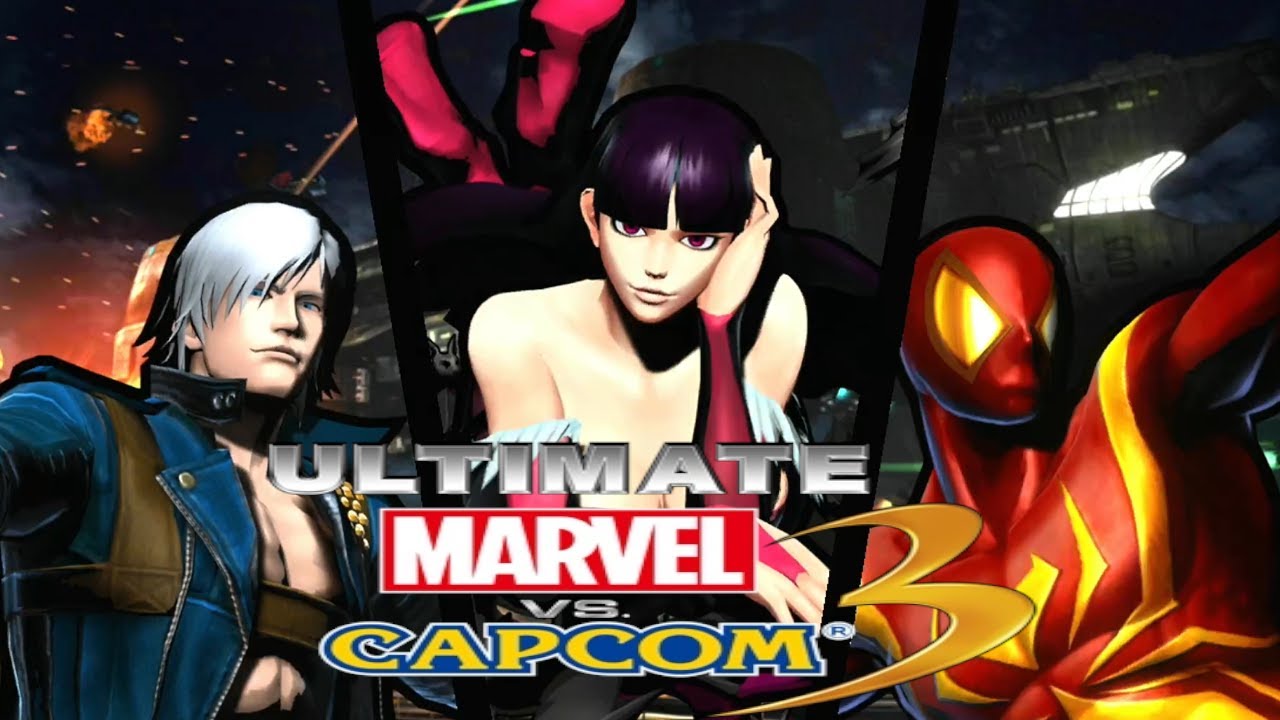 Ultimate Marvel vs Capcom 3 Arcade with Spider Man, Morrigan, and Dante ...