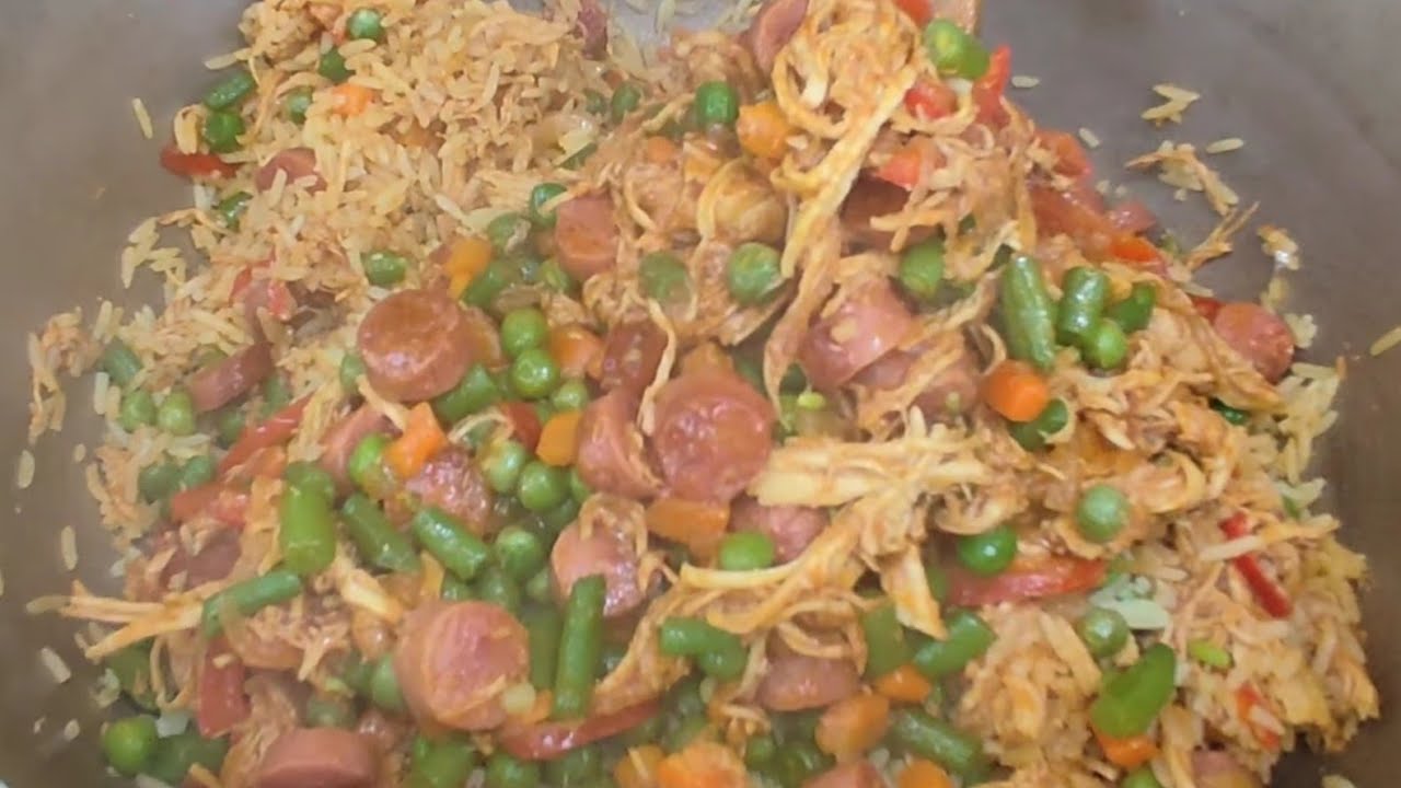arroz con pollo colombiano - YouTube