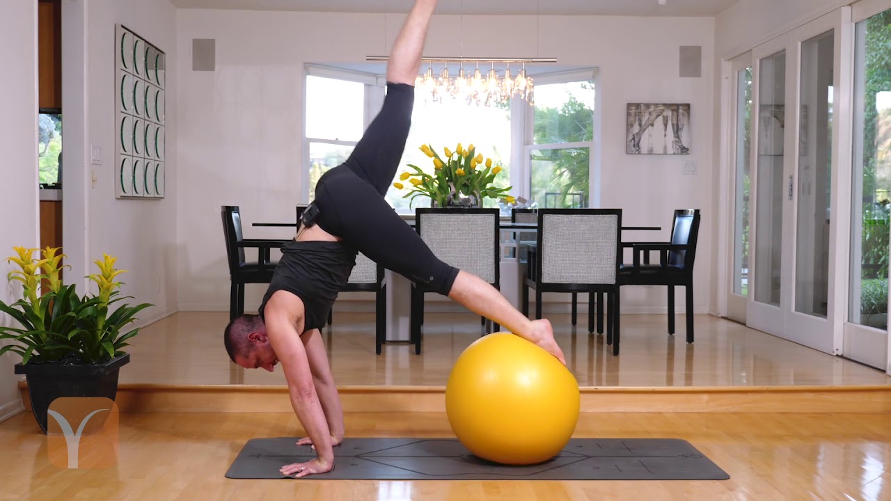 Yoga Tutorial Handstand Pike Drills - YouTube