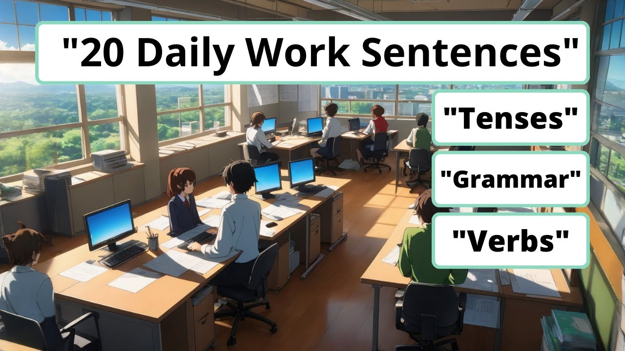 20 daily work sentences. - YouTube