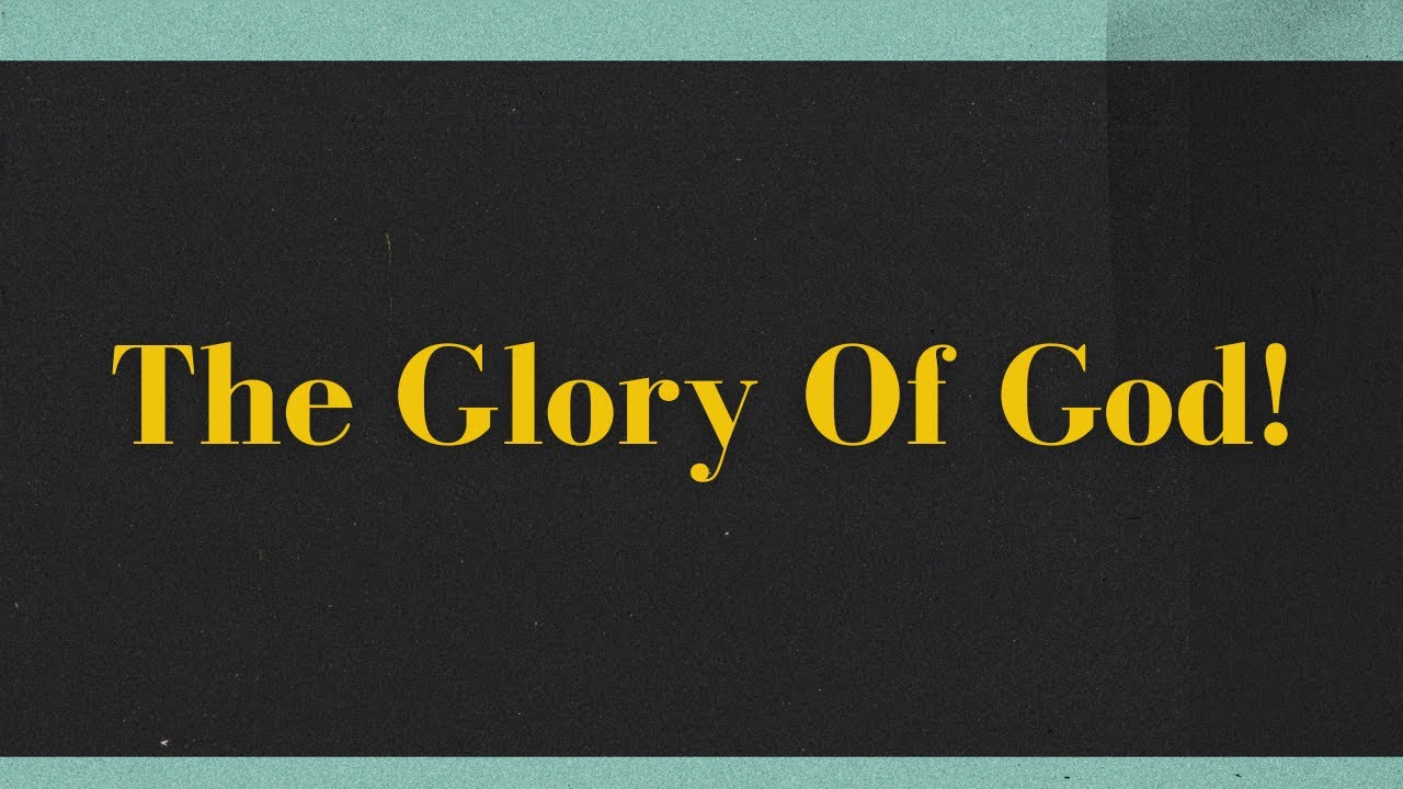 The Glory Of God! Pastor Jeremy Hyde - YouTube