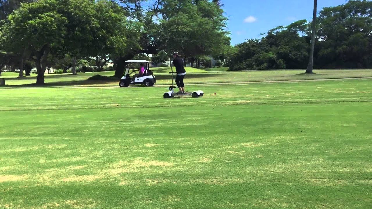 Golfboard at Kaneohe Klipper Golf Course 2015 Launch - YouTube
