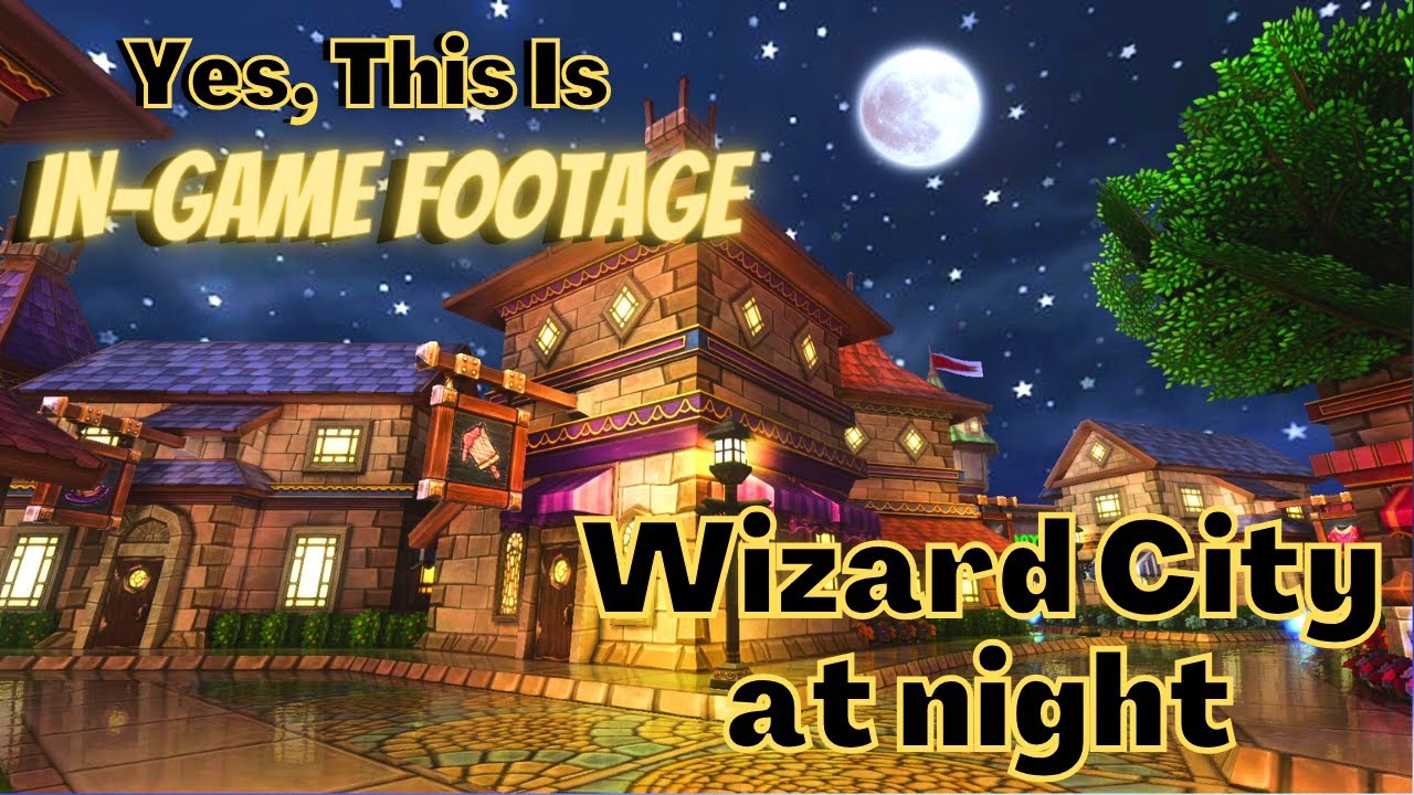 Wizard City After Dark | Wizard101 - YouTube