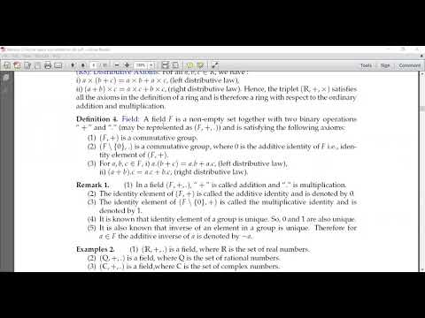 Definition of the filed - YouTube