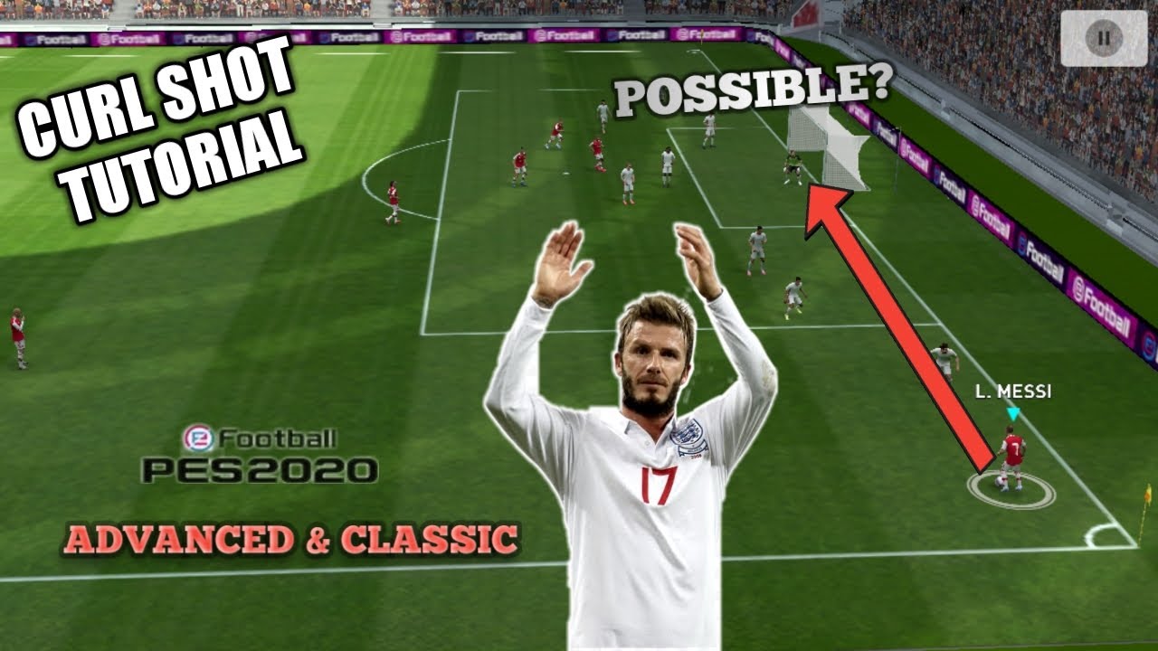 How to perform curl shot for beginners |pesmobile2020 | GamingVi - YouTube