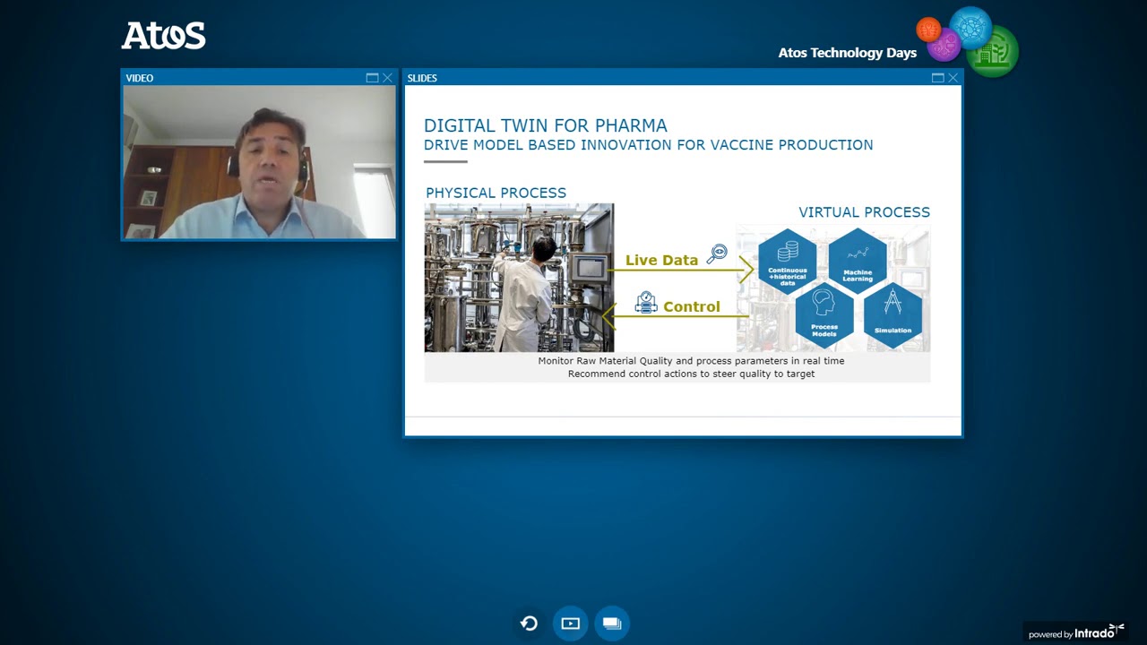[Atos Tech Days] Digital Twin to Accelerate Vaccine Production - YouTube