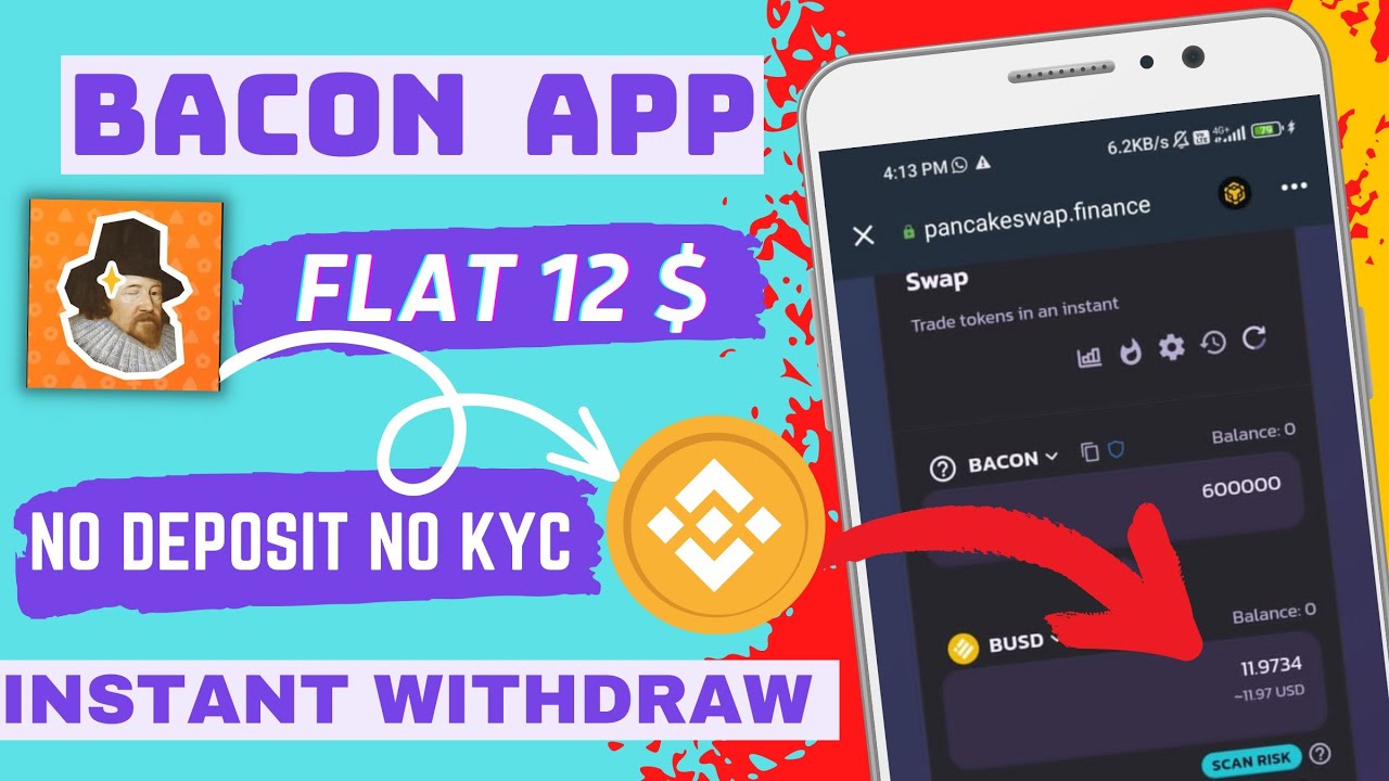 Bacon Mining App | New Crypto Mining App | Instant Withdrawal and Coin Listed | Mining App ...