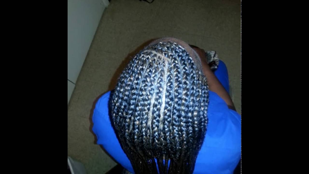 Two row Cornrows - YouTube