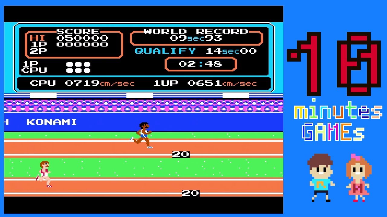（NES）TRACK & FIELD -10 minutes GAMEs- - YouTube