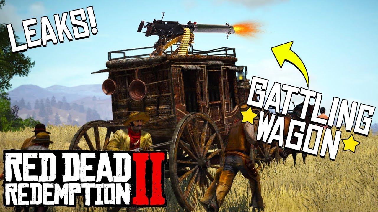 Red Dead Redemption 2 ONLINE LEAKS! Gattling Wagon, Property Prices ...