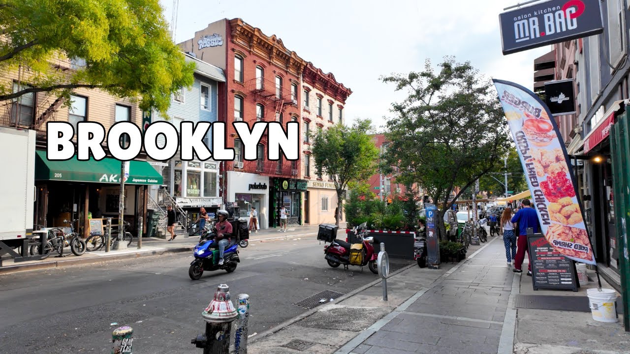 New York City Virtual Tour in Brooklyn | Walking Tour In Downtown ...