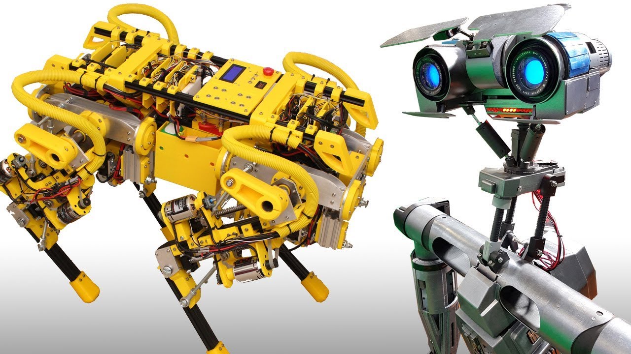 openDog Dog Robot #10 | TCT Show with Johnny 5! | James Bruton - YouTube