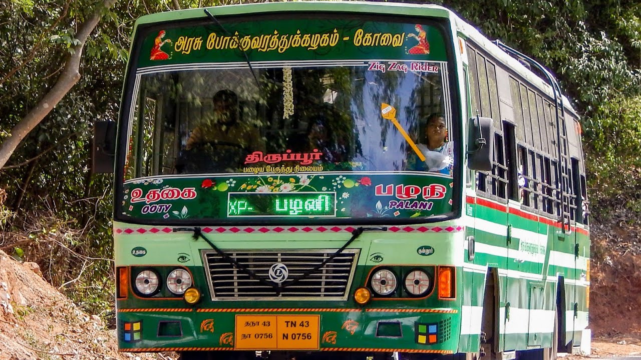 TNSTC ooty bus decorated beautiful bus plying on ooty to palani | ooty ...