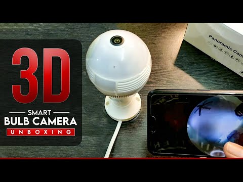 Wi-Fi Bulb Camera Unboxing and Review | 360° Panoramic Bulb Camera ...
