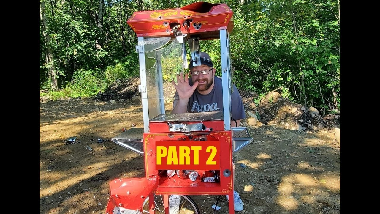 Popcorn Can Cannon Part 2 - YouTube