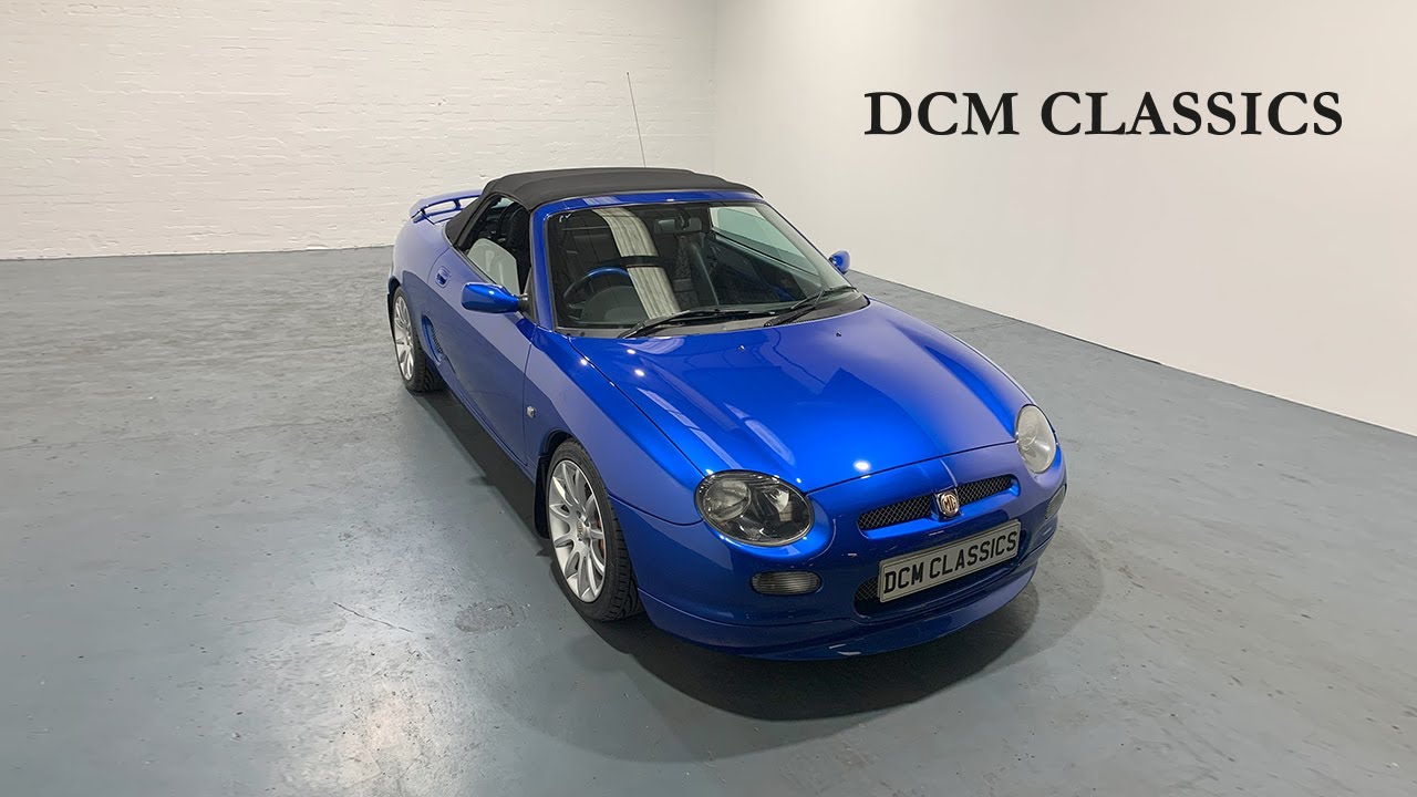MG MGF 160 Trophy SE Blue 9 MGGF | DCM Classics - YouTube