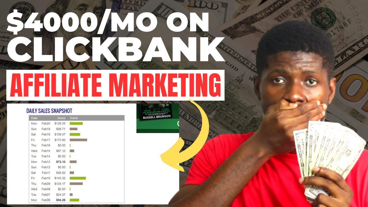 CLICKBANK Affiliate Marketing for Beginners - YouTube