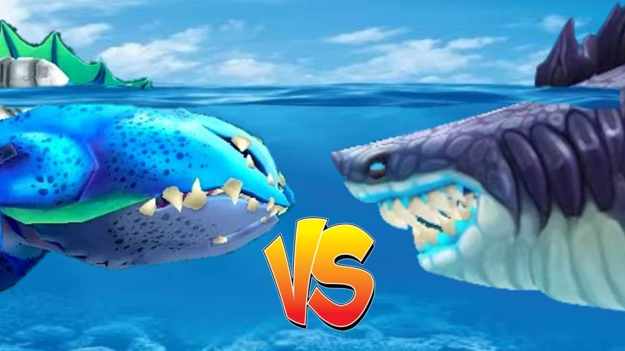 X1 do SHARKS - GODZILLA vs TUBARÃO ABISMAL (Abysshark) - HUNGRY SHARK ...