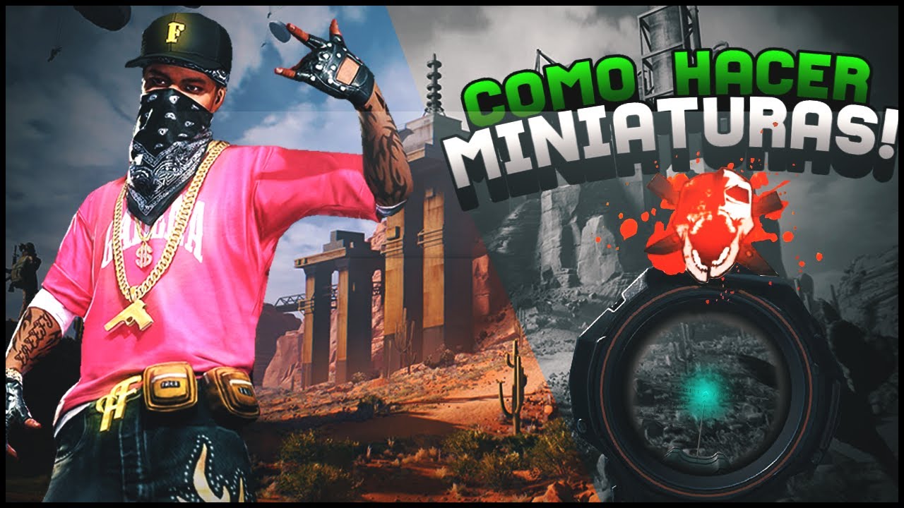 COMO HACER MINIATURA TIPO FREE FIRE (PHOTOSHOP PC 2021) #adriaan_ffv ...