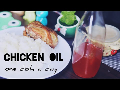 How to make Chicken Oil using Chicken Ass (Very easy) | one dish a day