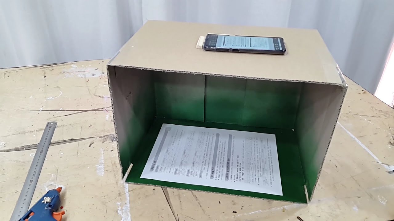 [DIY] 휴대폰을 스캐너로 활용하기 | Making phone scanner - YouTube