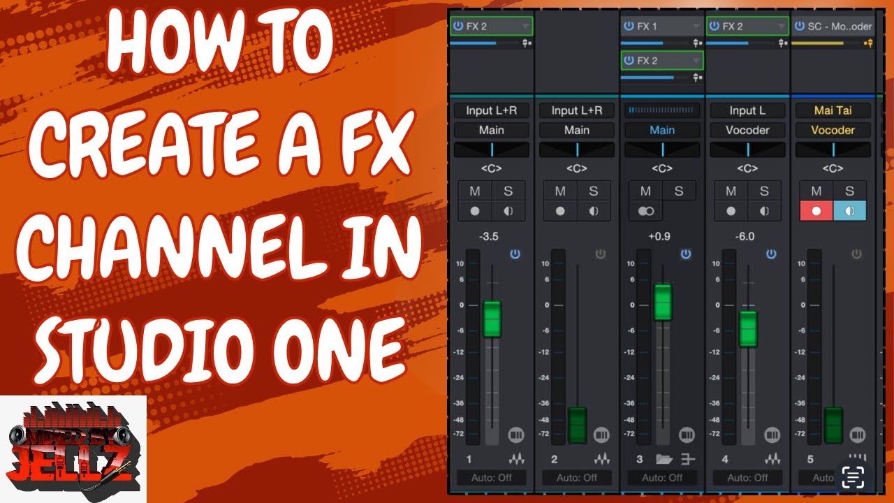 Mastering Studio One: Creating A FX Channel - YouTube