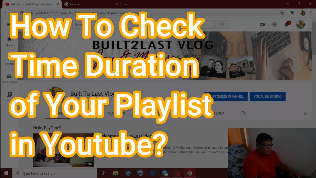 How to Check Time Duration of Your Youtube Playlist? (Ilang oras o ...