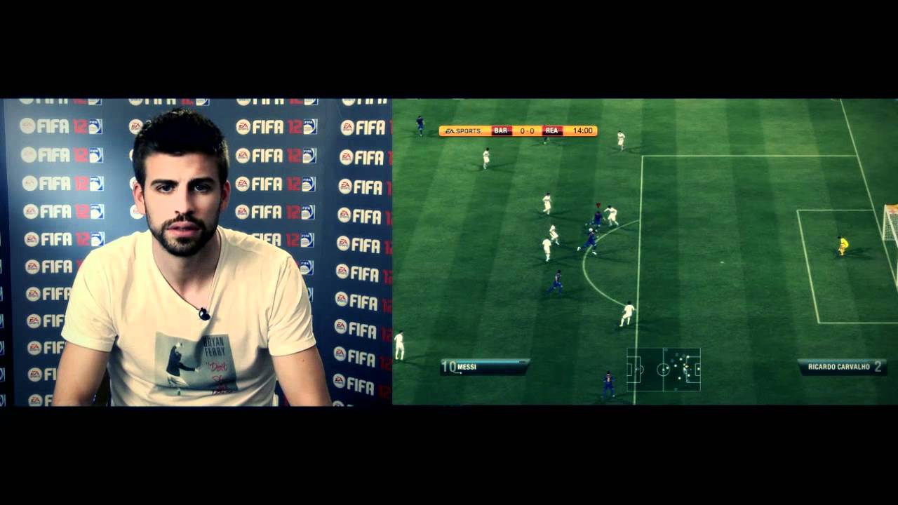 FIFA 12 - Piqué entrena para el Clásico - YouTube
