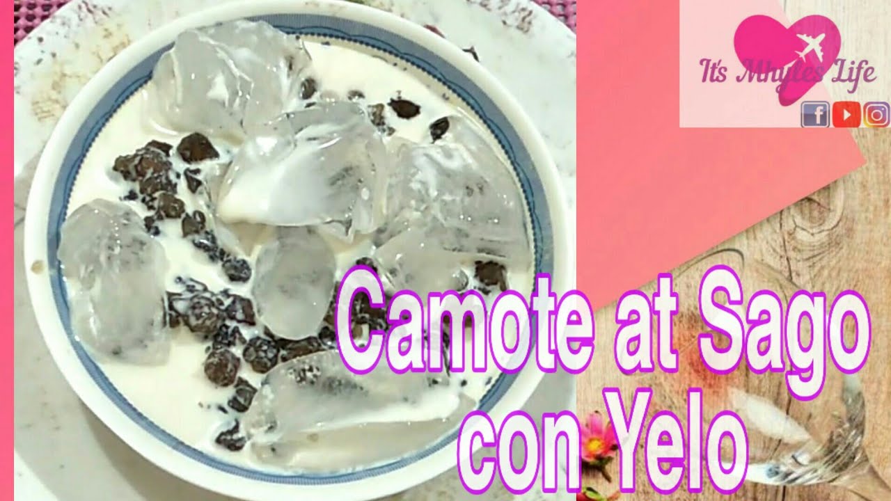 How to cook Camote at Sago con Yelo | Caramelized Sweet Potato and ...