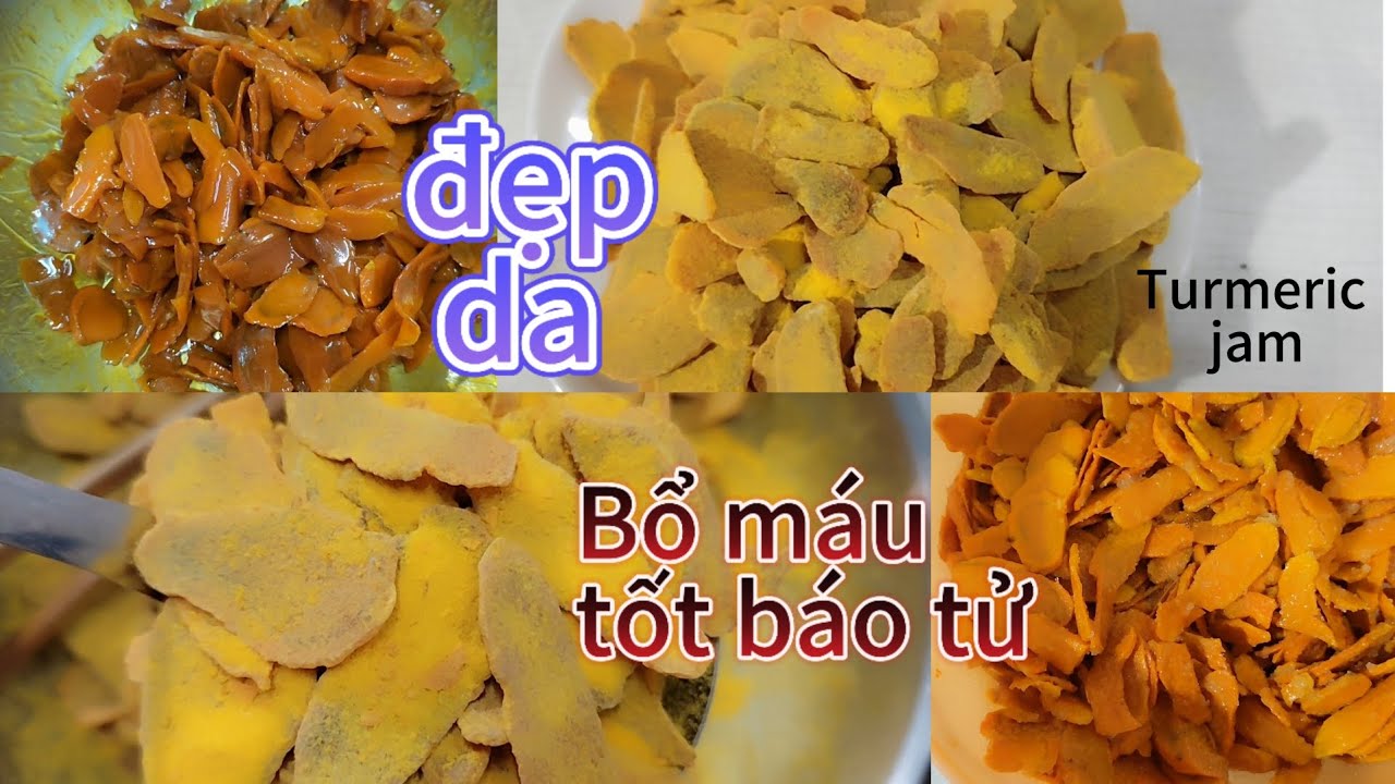 Không ngờ củ nghệ làm mứt dễ ăn,tốt cho sức khoẻ,đẹp da/Cách làm mứt ...