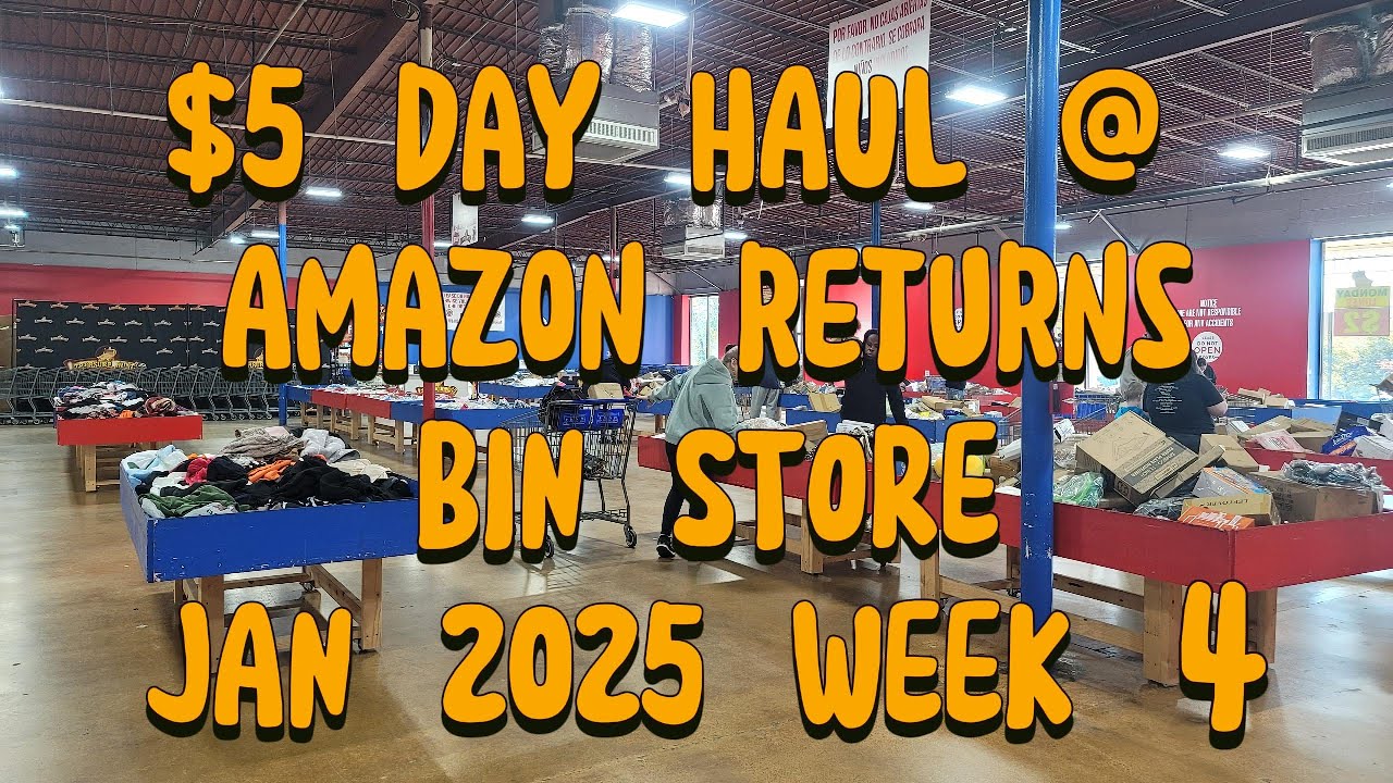 What I found at the Amazon Returns/Bin Store on $5 day! Jan 2025 Week 4 ...