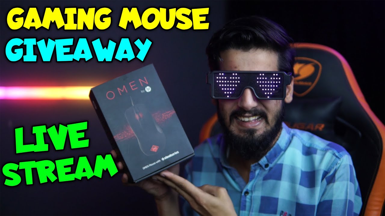 Giveaway Live Stream | Sponsored By MS Computers | HP Gaming Mouse ...
