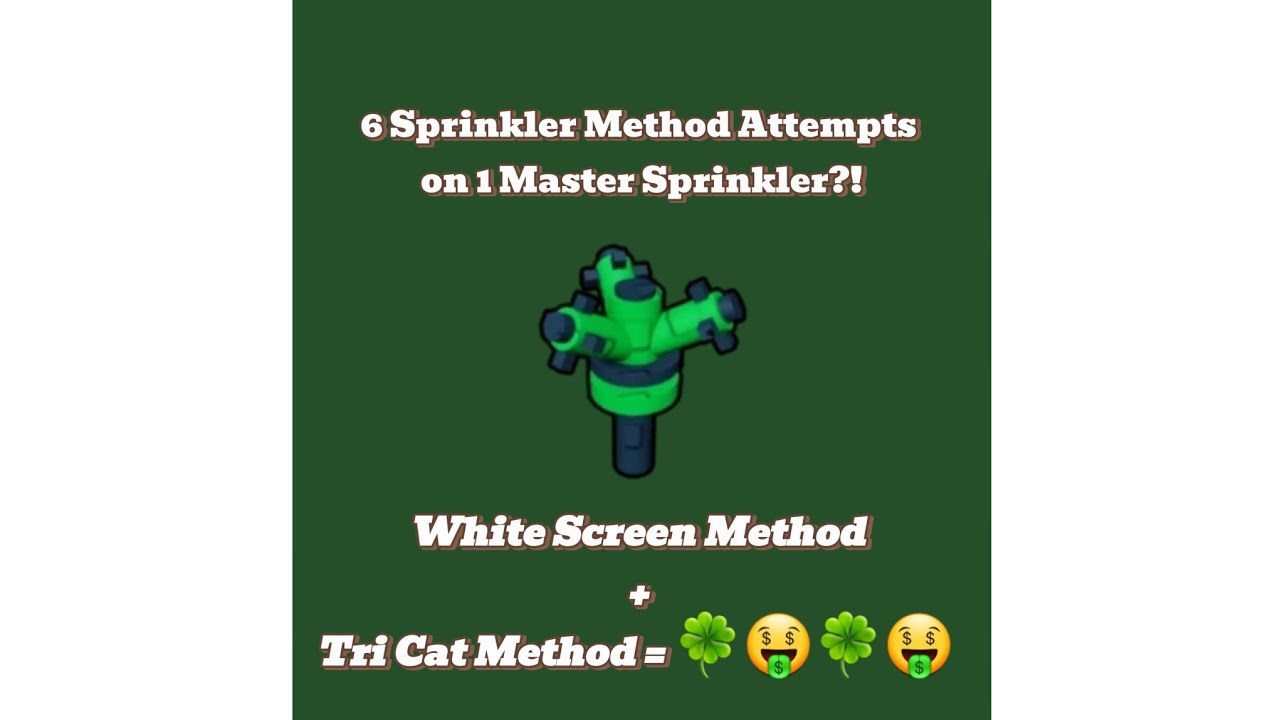 THE MOST EFFICIENT TRI CAT SPRINKLER METHOD - GROW A GARDEN (MORE ...